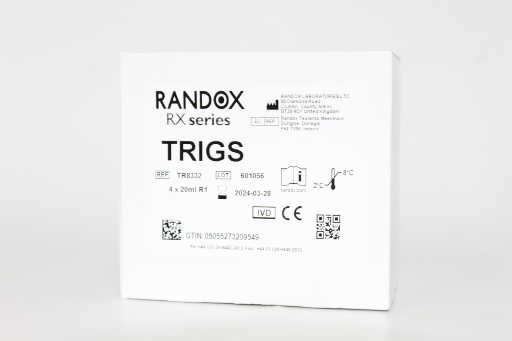 Reactivo Trigliceridos Rx Monaco (Liquido) Randox (UK) | Labcare de Colombia S.A.S